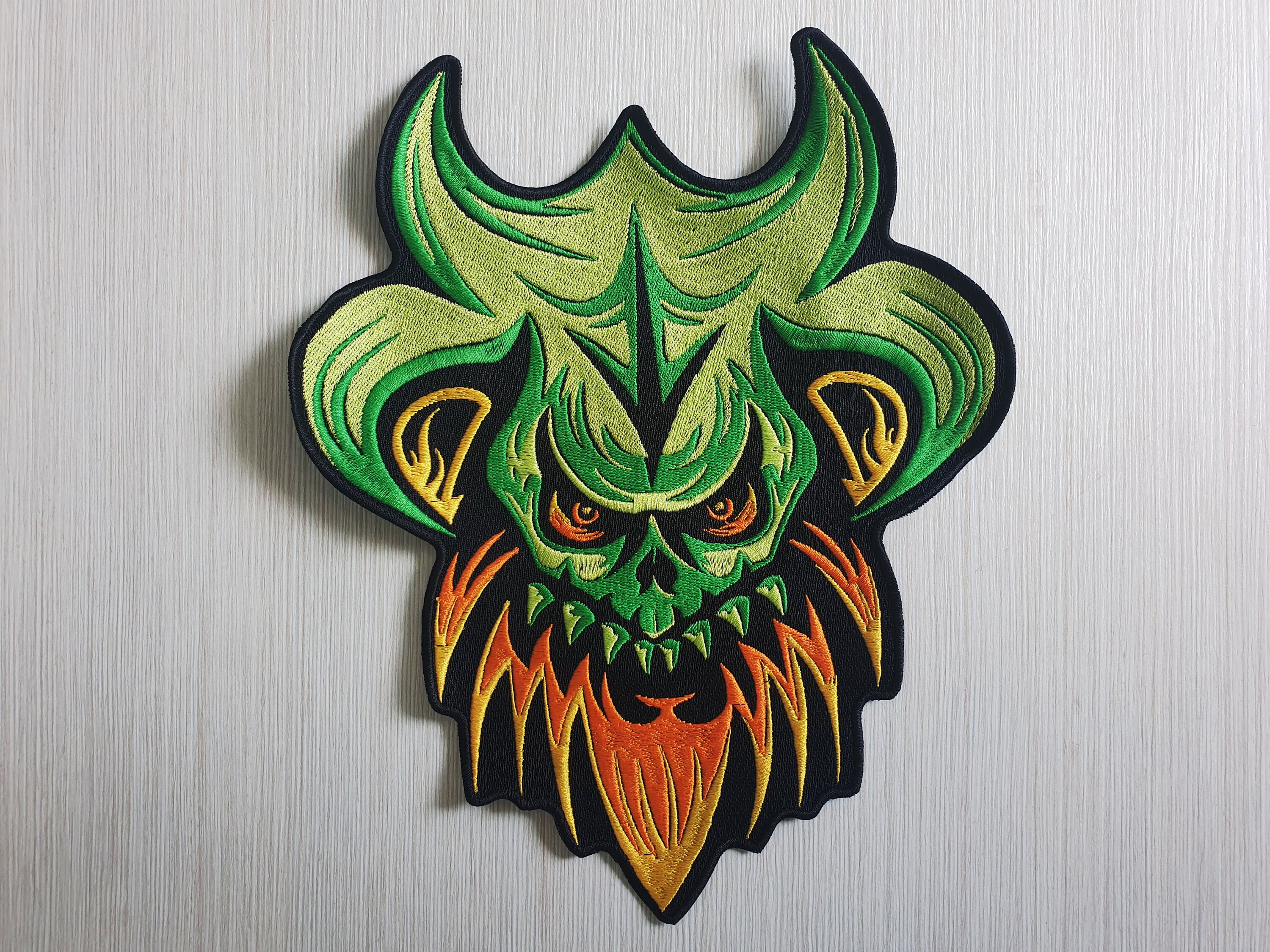 Alien Back Patch UFO Back Patch Halloween Fire Patch Sew on - Etsy