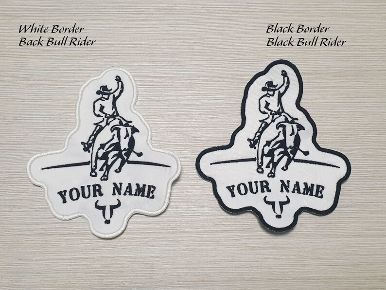 Custom Bull Rider Patch Rodeo Name Patch Cowboy Patch - Etsy