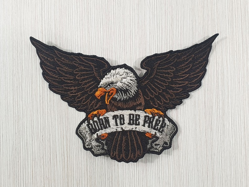 Small Eagle Patch Pilot Patch Biker Eagle Patch Sew on - Etsy