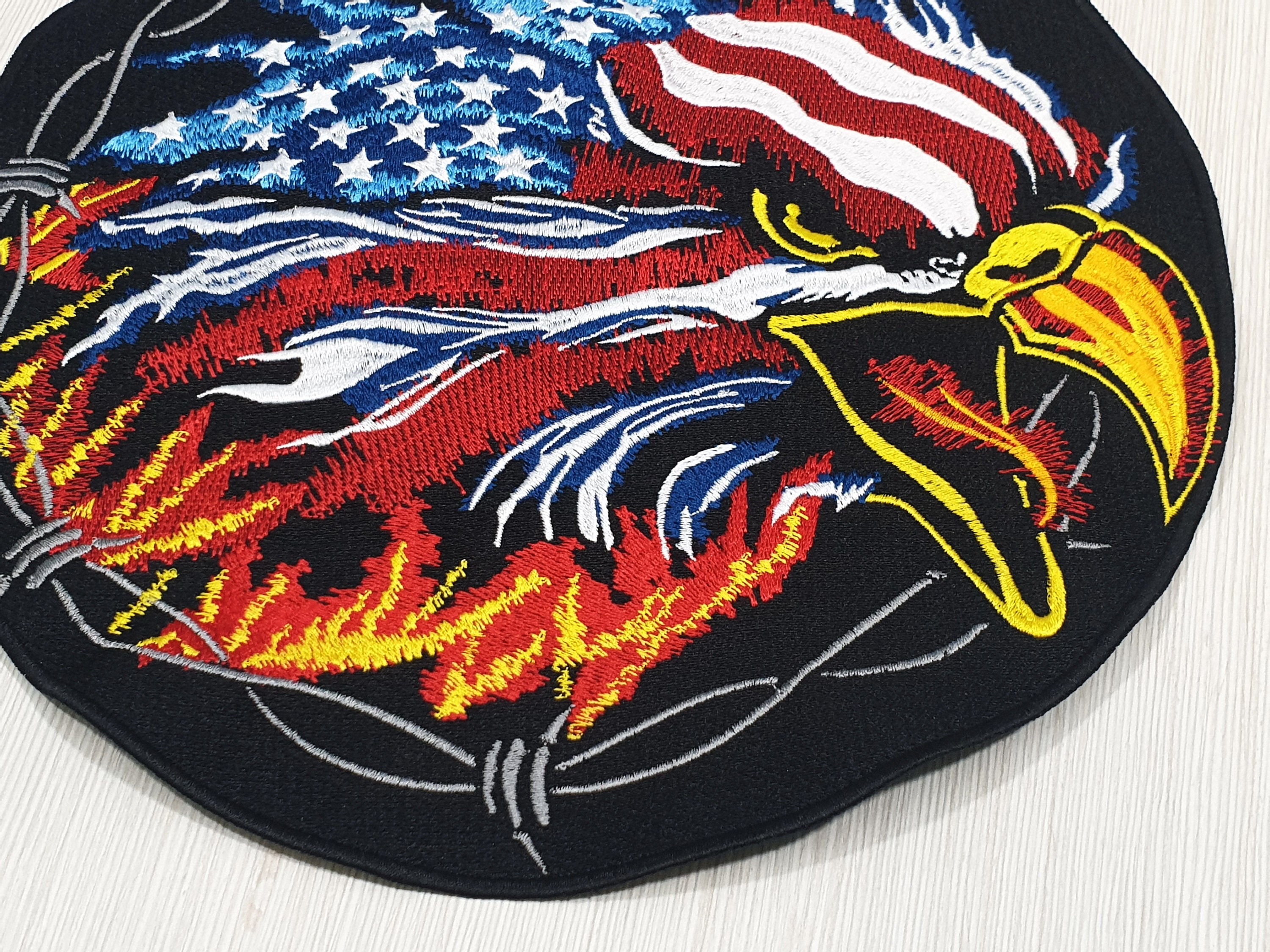American Eagle Patch Large Biker Patch National Symbol - Etsy