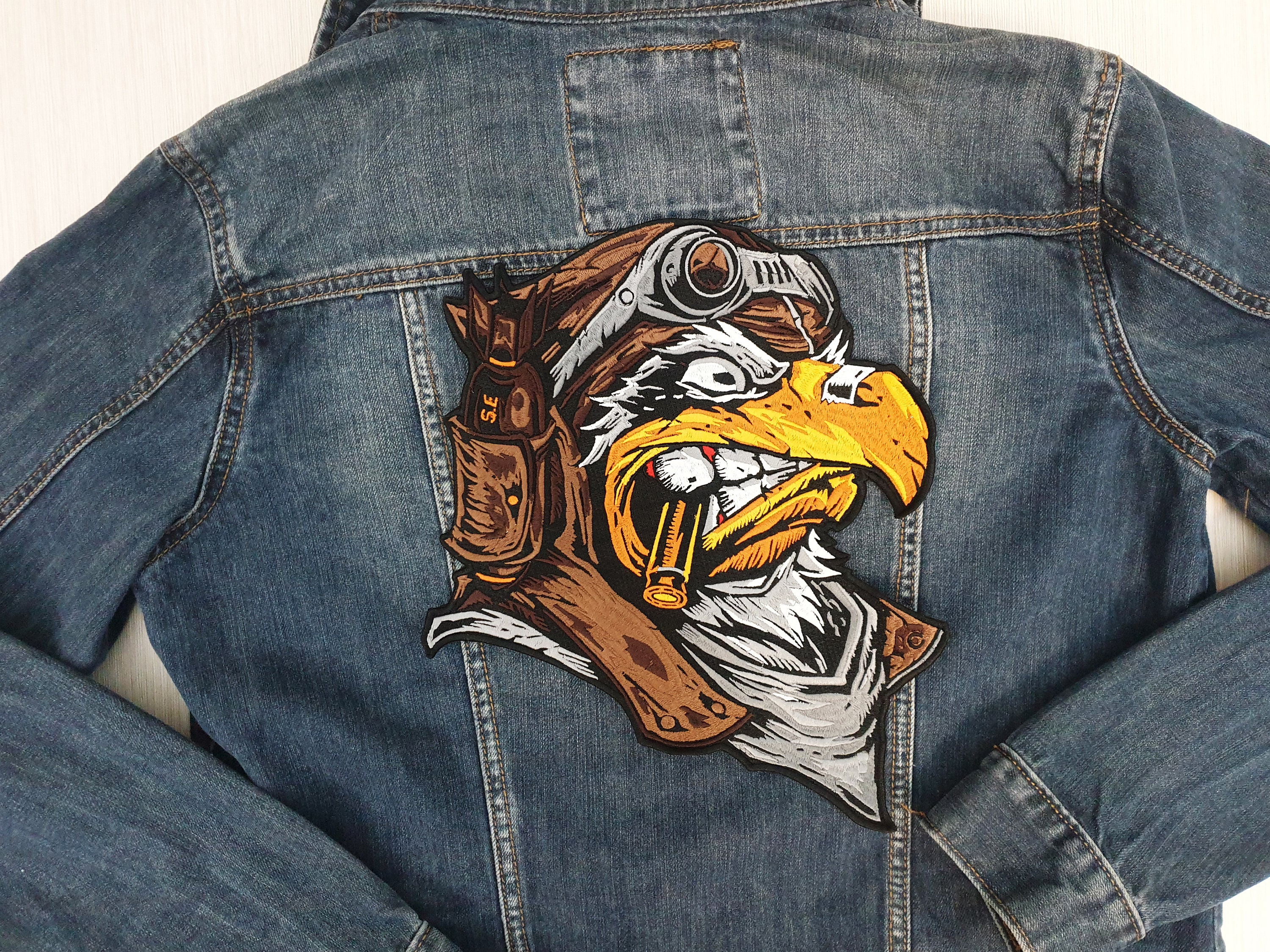 Large Eagle Patch Military Back Patch Sew on Patch Urban - Etsy