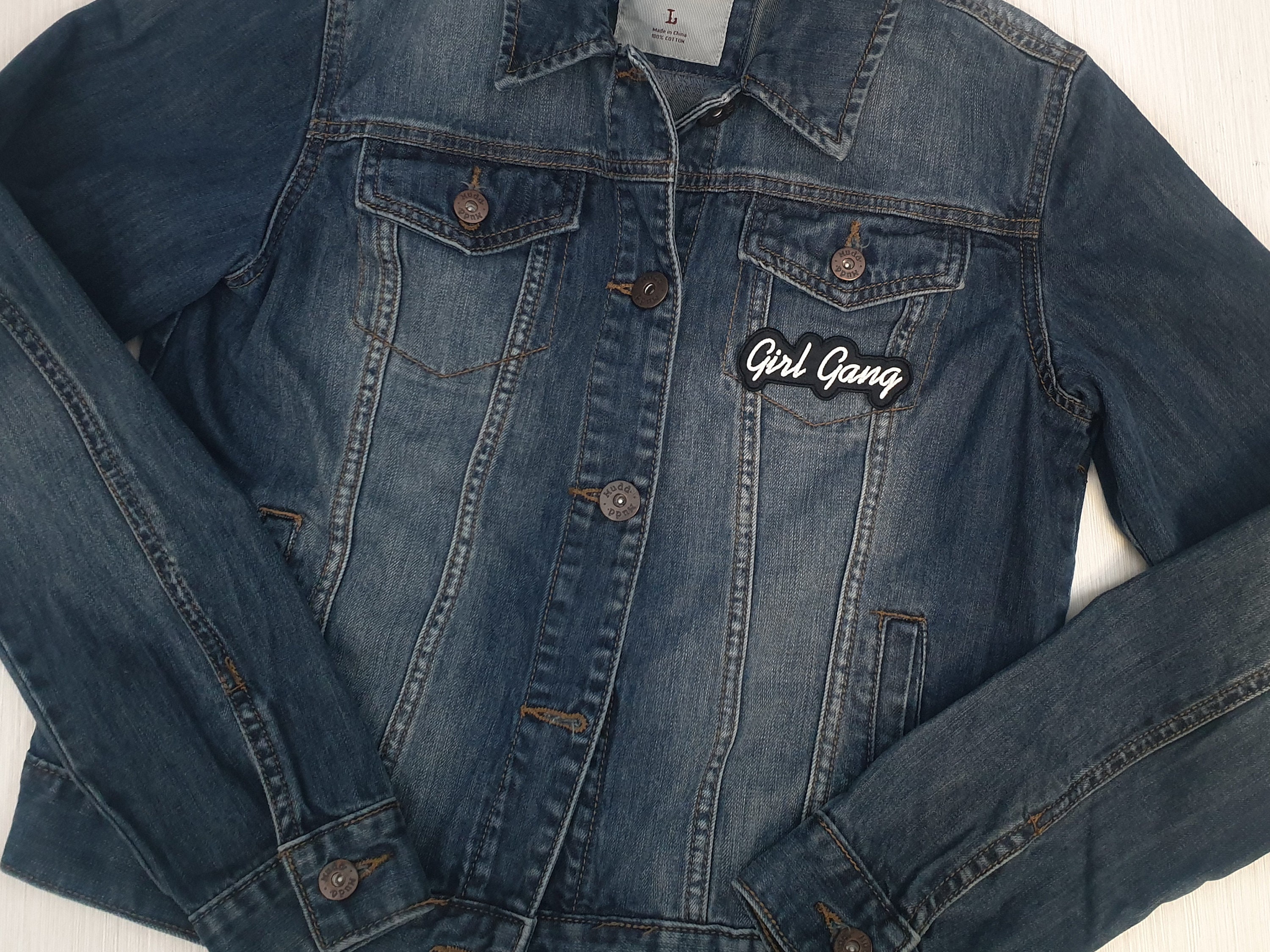 Girl Gang Glow in Dark Patch Word Patch Urban Text Patch - Etsy