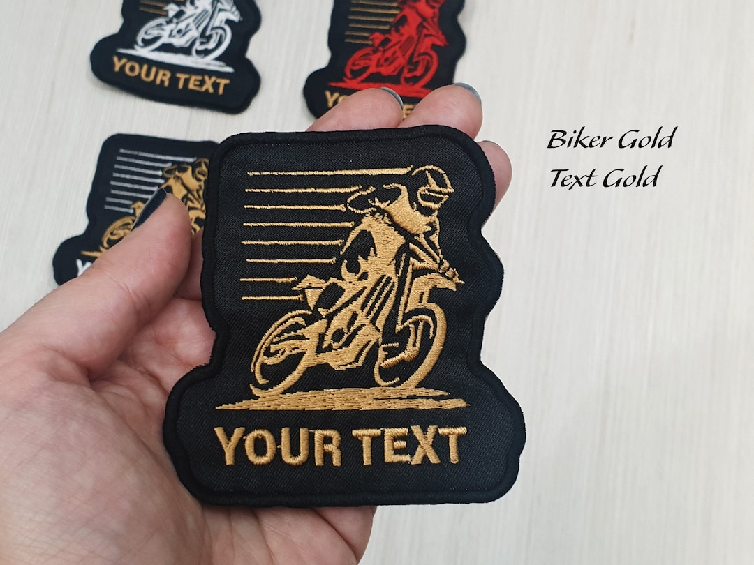 Custom Biker Patch, Race Name Patch, Custom Motocross Patch, Custom ...