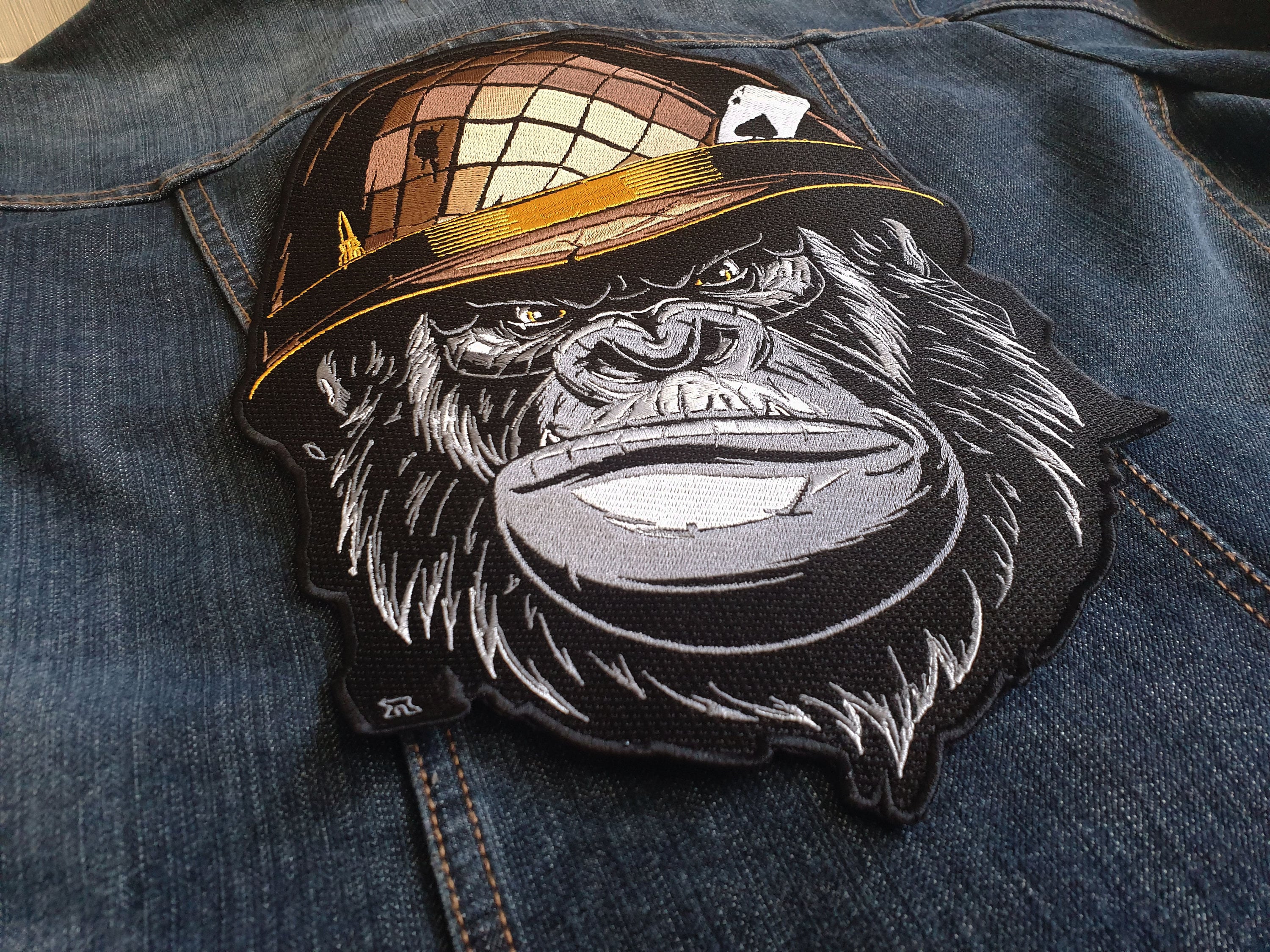 Large Military Monkey Patch Military Ape Back Patch Sew on | Etsy
