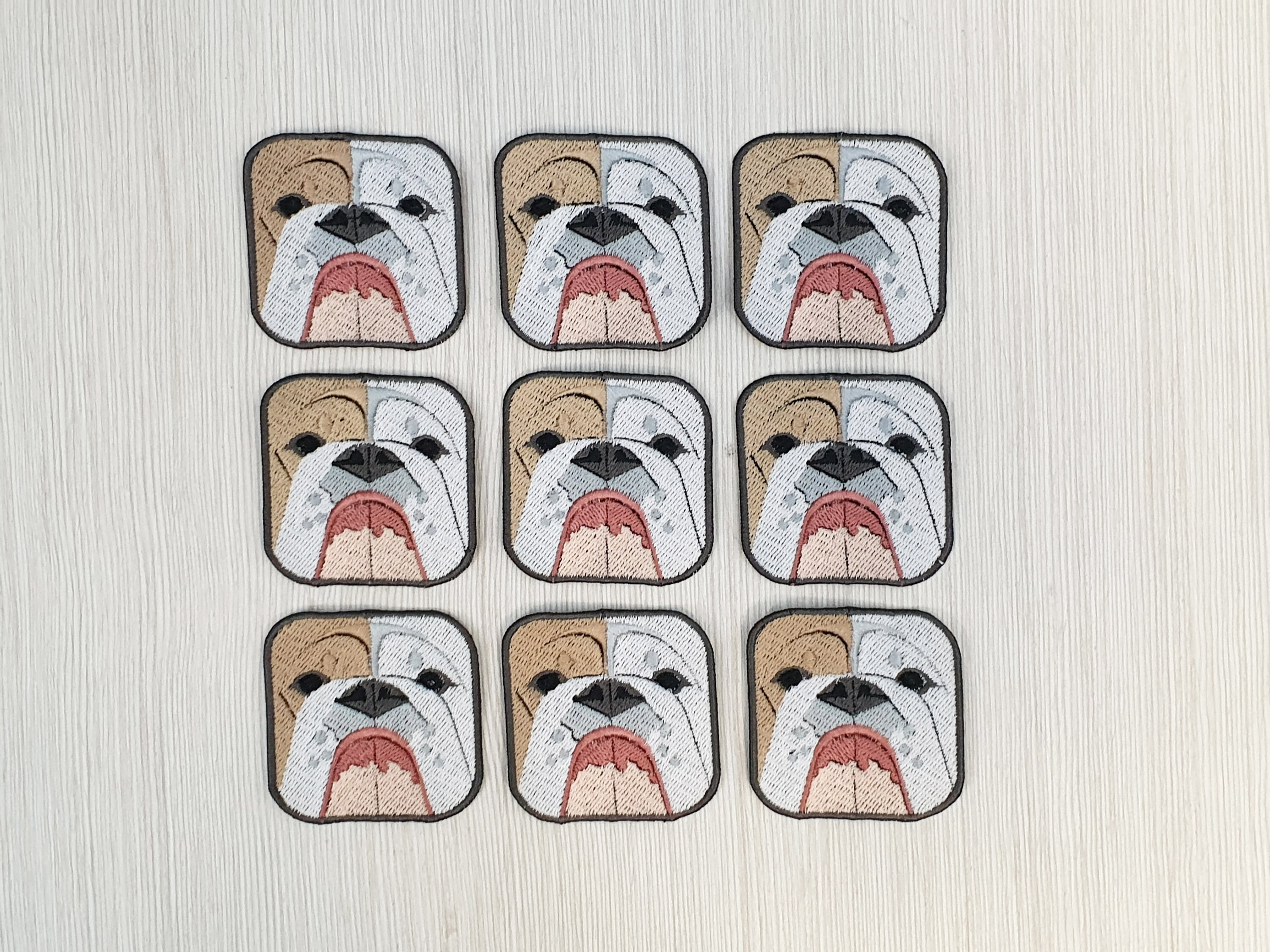 Embroidered English Bulldog Patch Dog Lover Patch English - Etsy