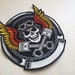 Large Rocker Skull Patch Flame Biker Back Patch Motor Patch - Etsy