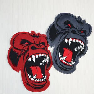 Large Monkey Patch, Military Ape Back Patch, Sew on Patch, Urban ...