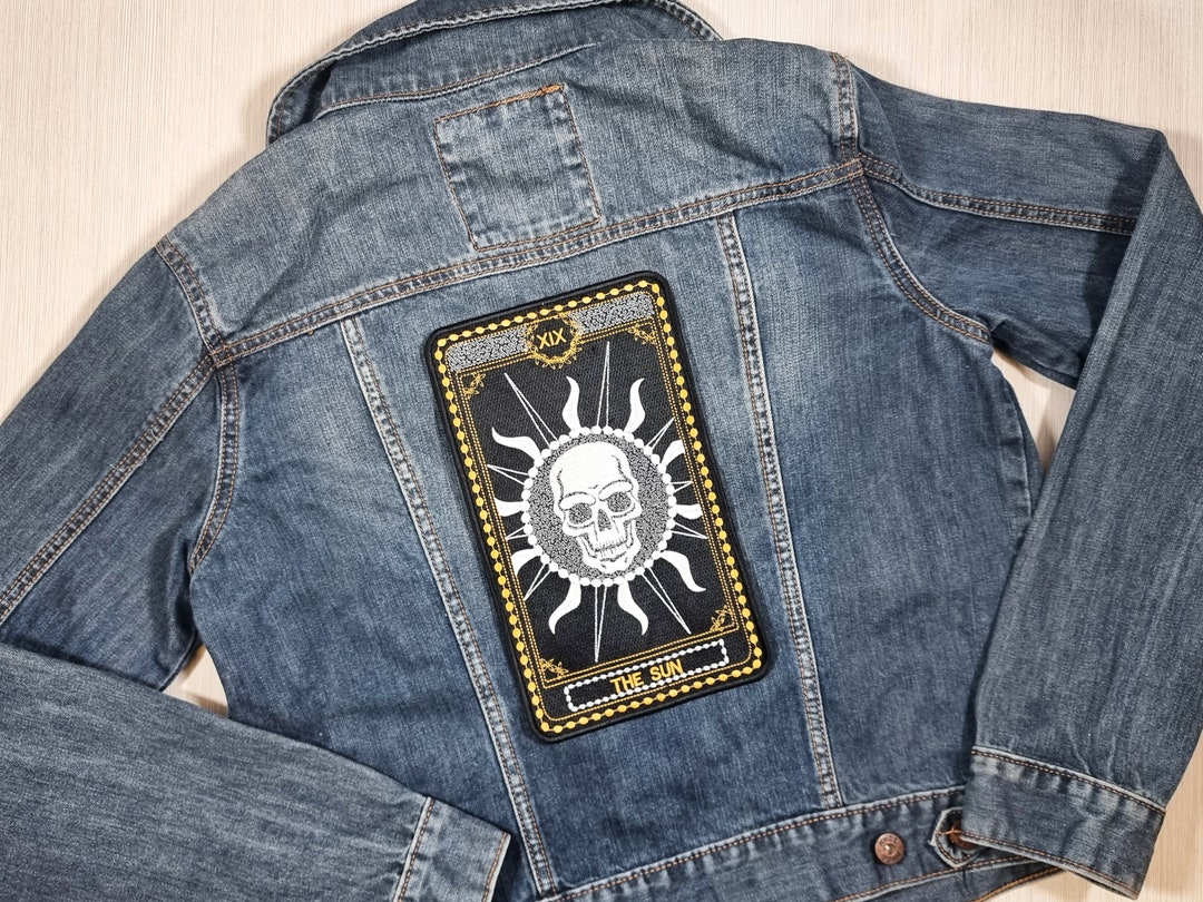 Big Tarot Patch the Sun, Wiccan Embroidery, Major Arcana Tarot Cards ...