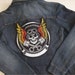 Large Rocker Skull Patch Flame Biker Back Patch Motor Patch - Etsy