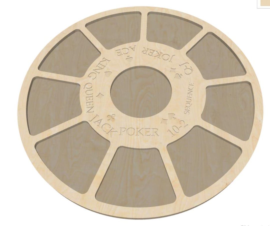 Bonanza Rummy Board Game Wood Laser Cutter SVG File - Etsy