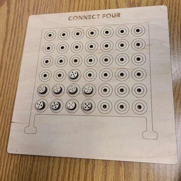 Laser Cut File Connect 4 - Etsy
