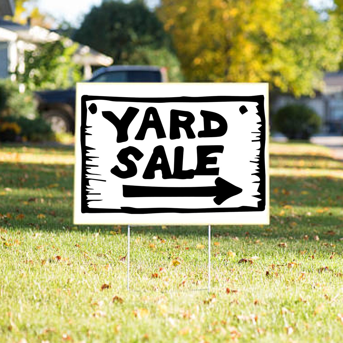 Yard Sale Sign File Digital Download - Etsy