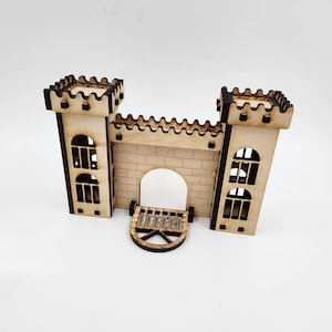 Castle Wood Laser Cutter SVG File Glowforge File - Etsy