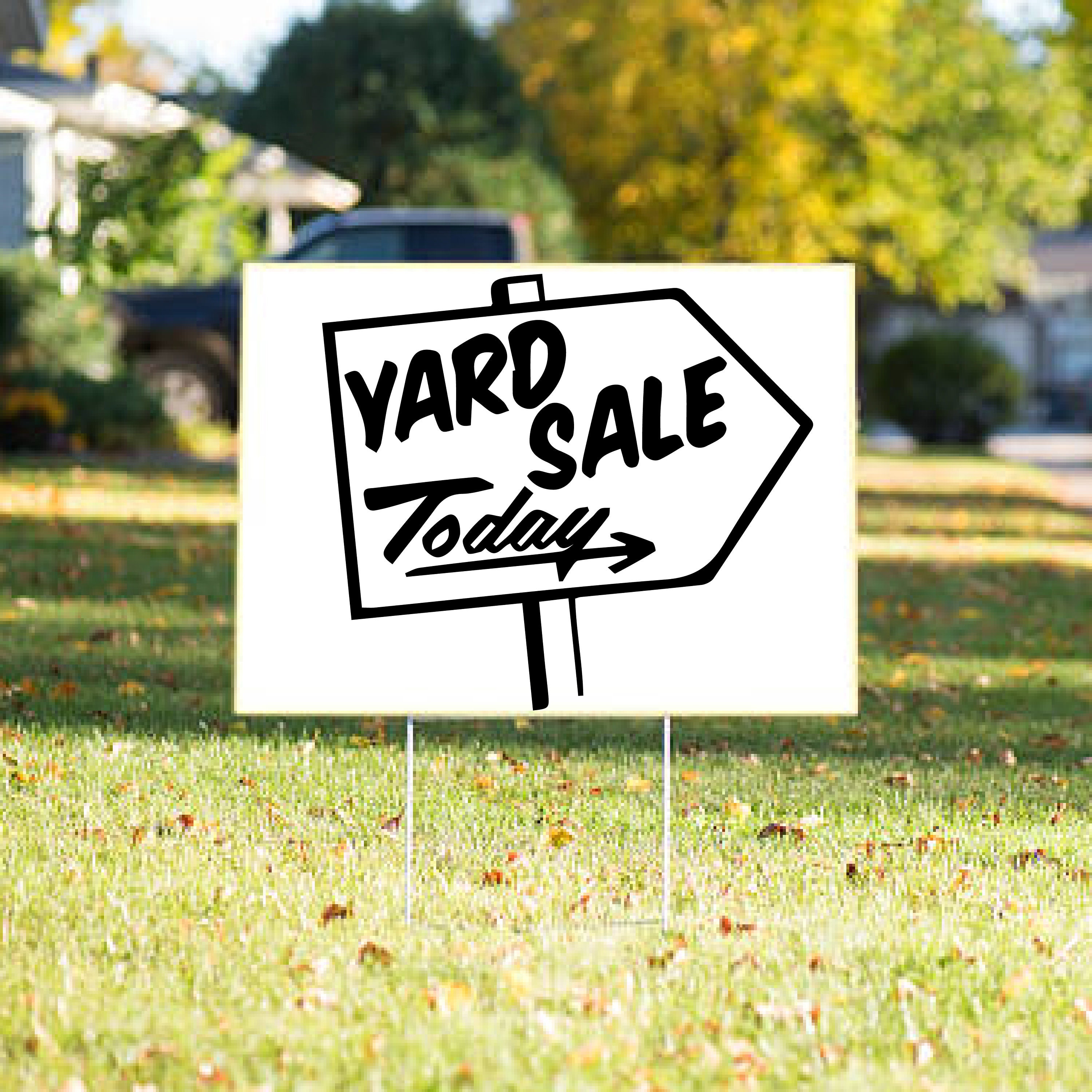 Yard Sale Today Sign File Digital Download - Etsy