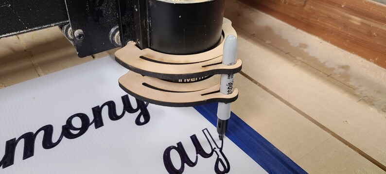 Xcarve CNC Sharpie Holder, Sharpie Marker Holder, Spring Loaded, CNC ...