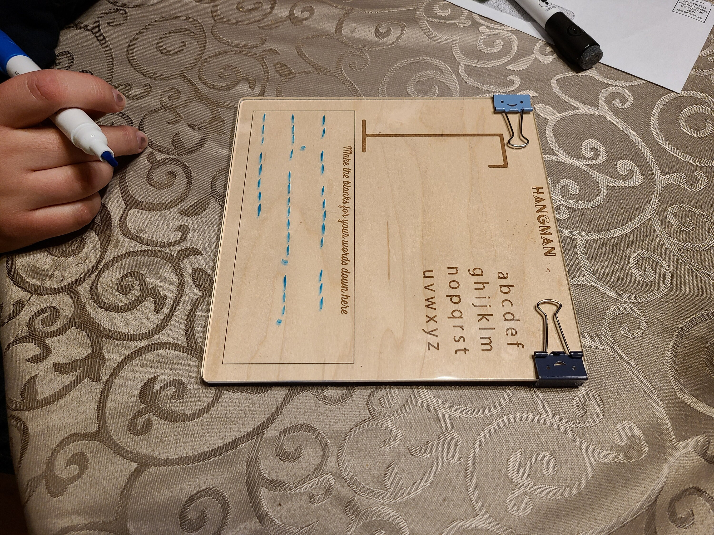 Hang Man Board Game Wood Laser Cutter SVG File Glowforge - Etsy