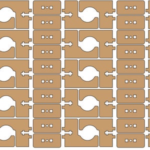 Wall Hook Laser Cutter SVG File Glowforge File - Etsy