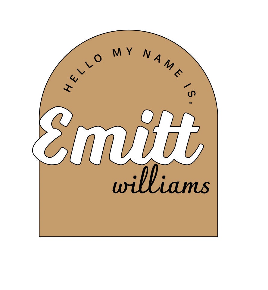 Welcome Hello World Baby Sign File Wood Laser Cutter SVG File Glowforge ...