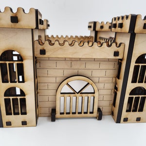 Castle Wood Laser Cutter SVG File Glowforge File - Etsy