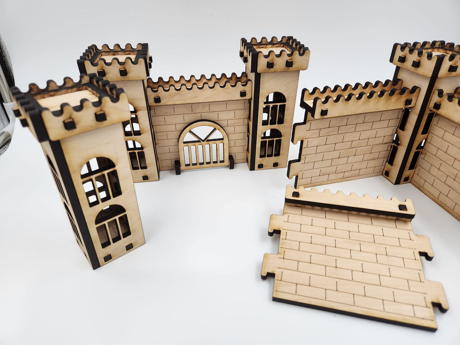 Castle Wood Laser Cutter SVG File Glowforge File - Etsy
