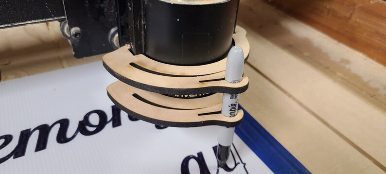 Xcarve CNC Sharpie Holder, Sharpie Marker Holder, Spring Loaded, CNC ...