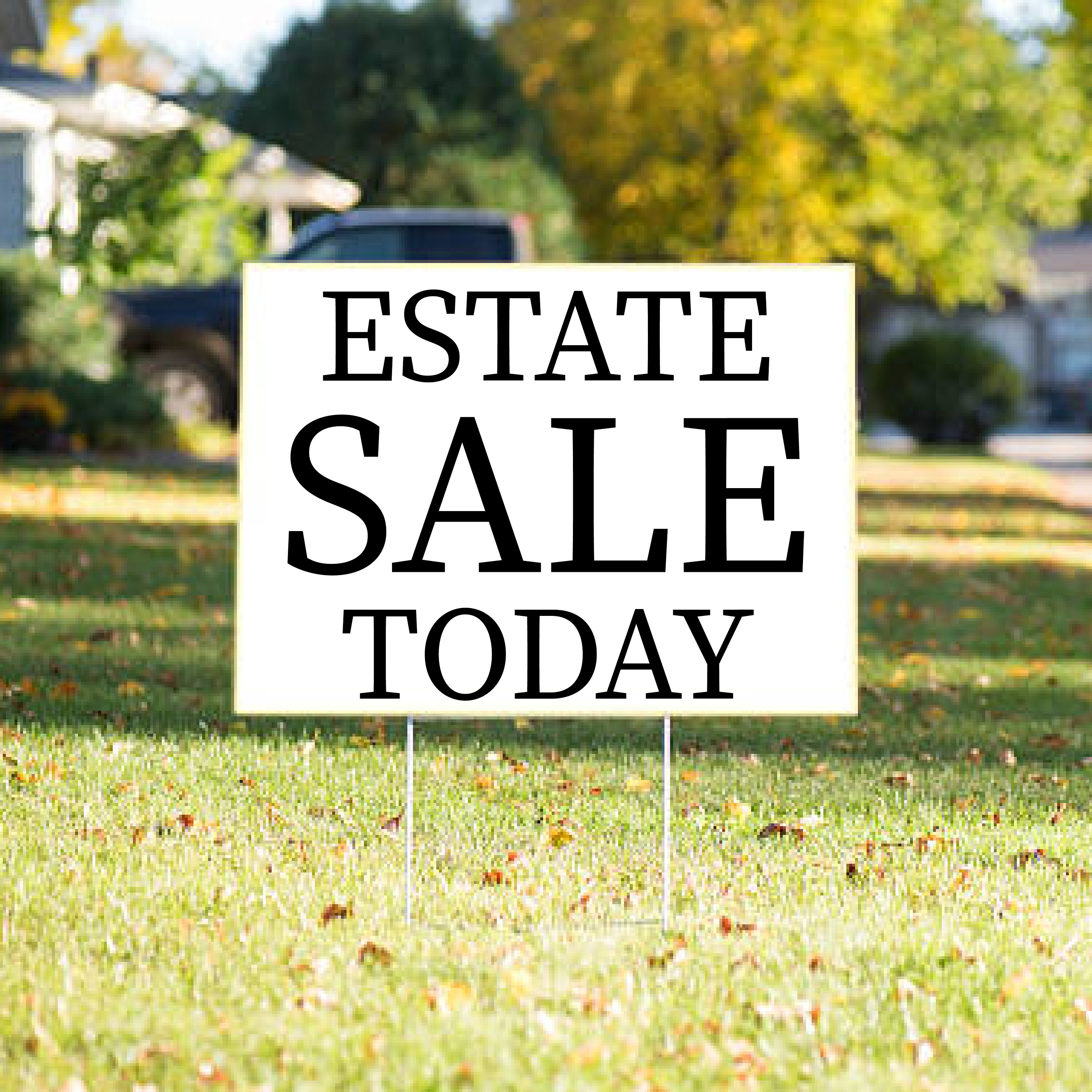Estate Sale Today Sign File Digital Download - Etsy