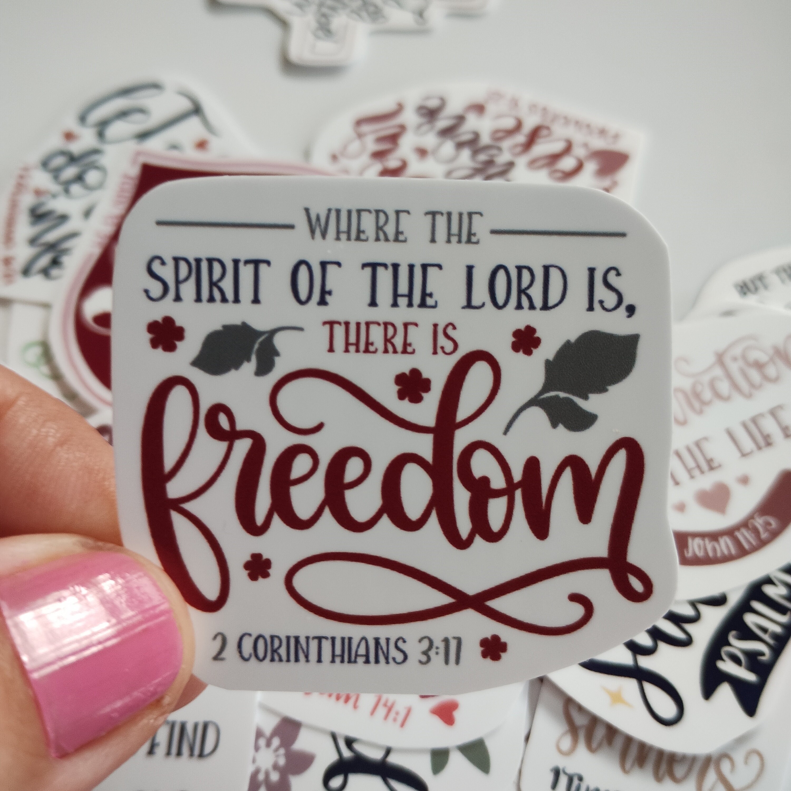 Bible Verse Sticker Pack 4 I 25 Stickers I Bible Stickers - Etsy Australia