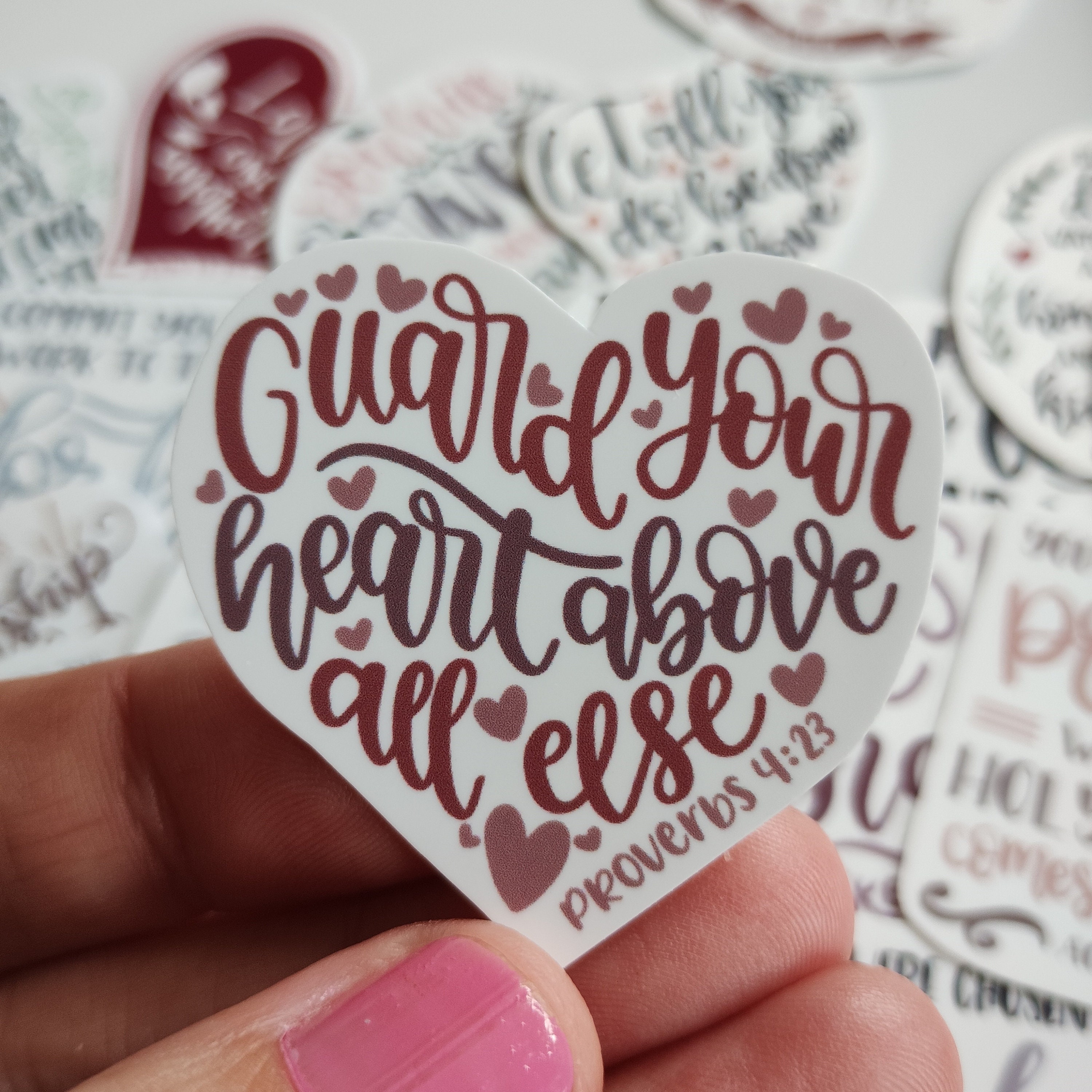 Bible Verse Sticker Pack #4 I 25 Stickers I Bible Stickers Christian ...