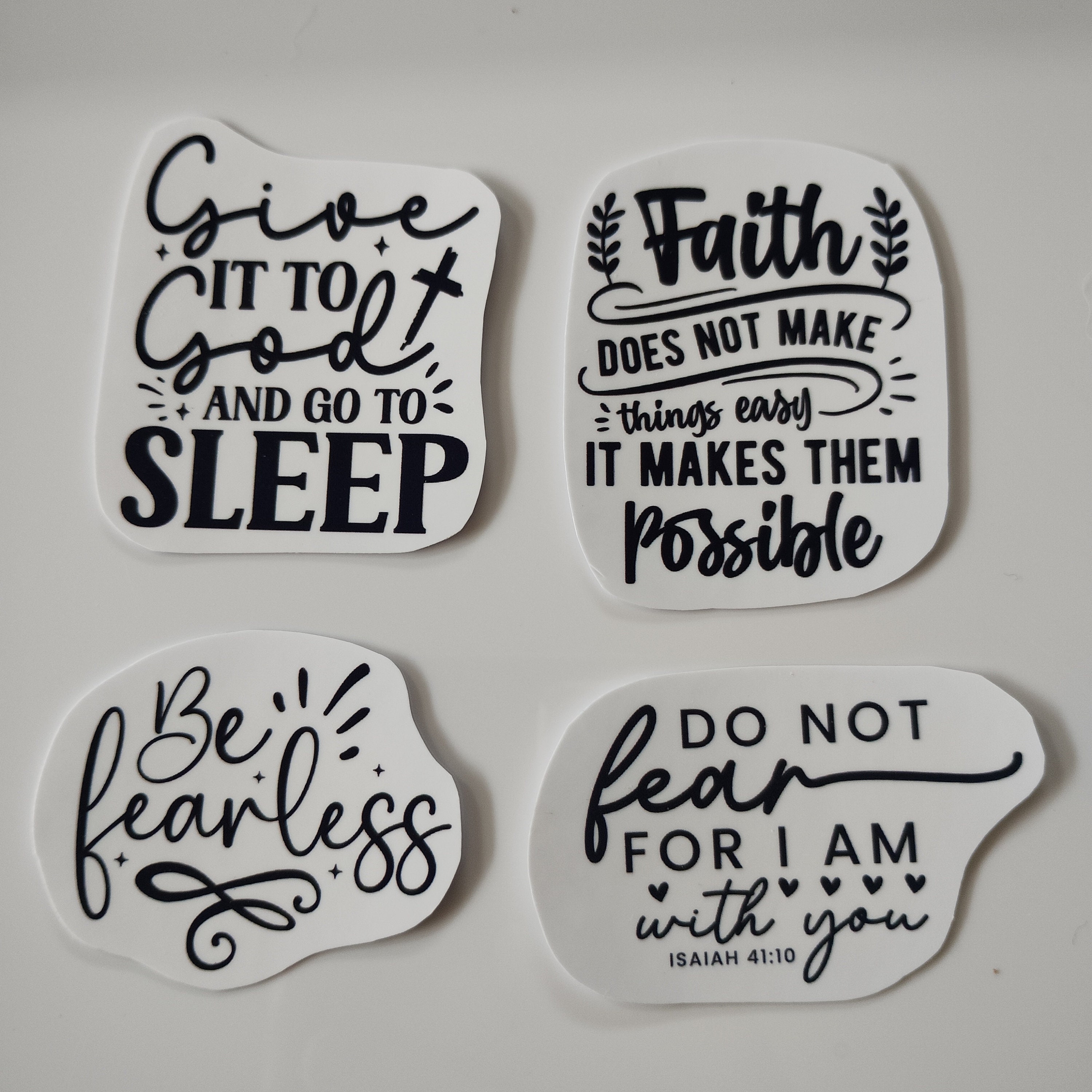 Bible Verse Sticker Pack 1 I 15 Stickers I Bible Stickers Christian ...