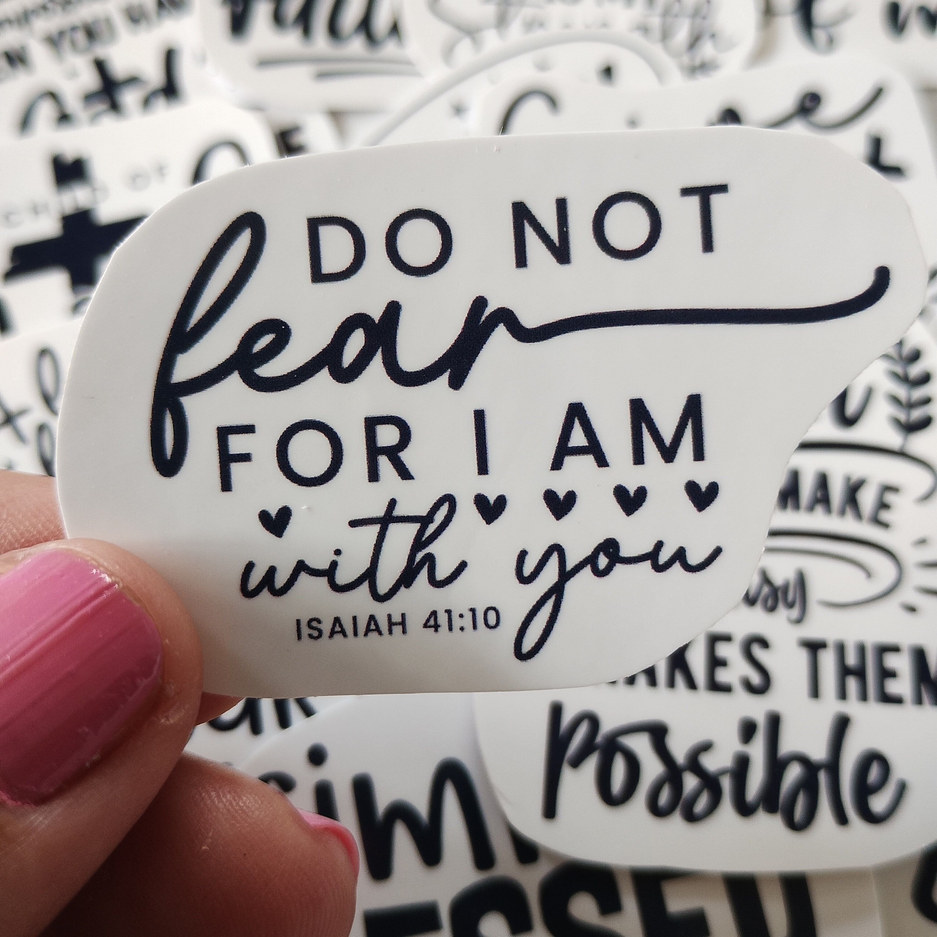 Bible Verse Sticker Pack #1 I 15 Stickers I Bible Stickers Christian ...