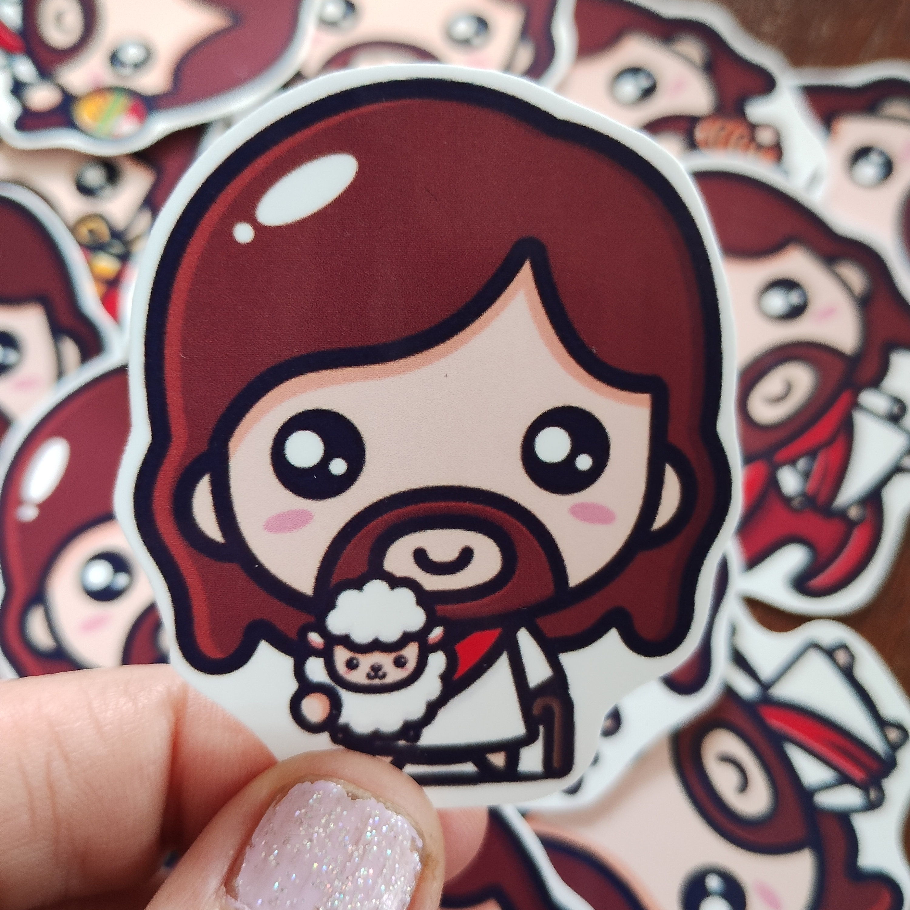 Cute Jesus Stickers Pack #2 I 15 Stickers I Bible Stickers Christian ...