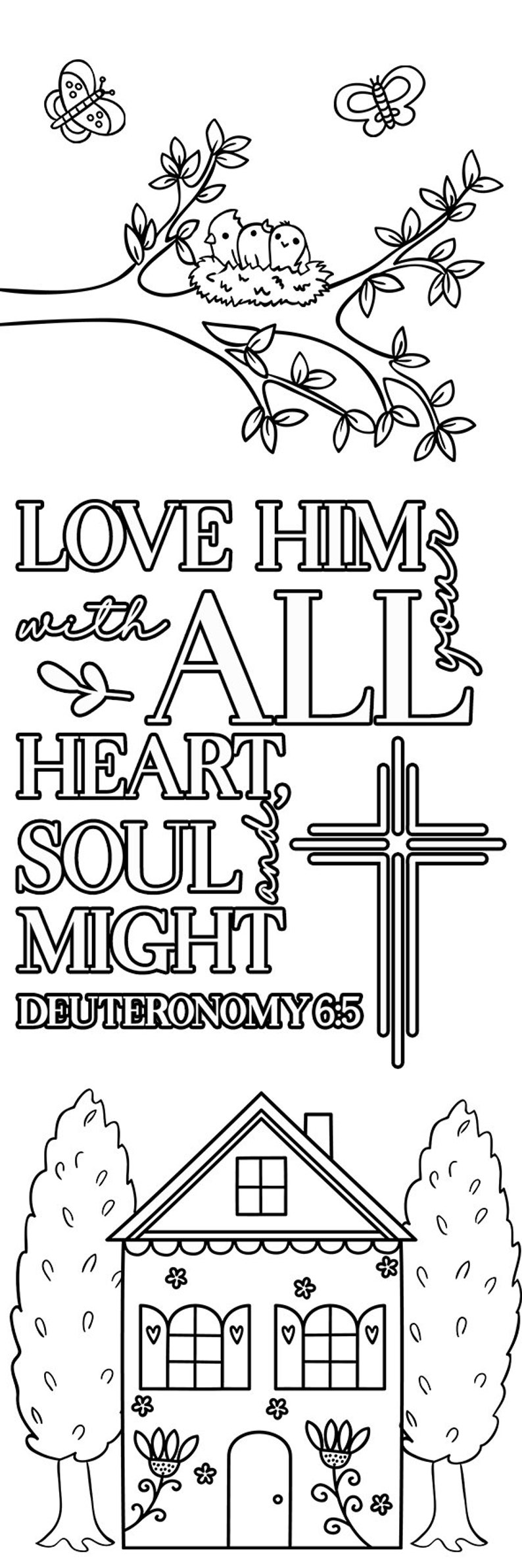 Colouring Bible Verse Bookmarks Printable I Romans I Scripture ...