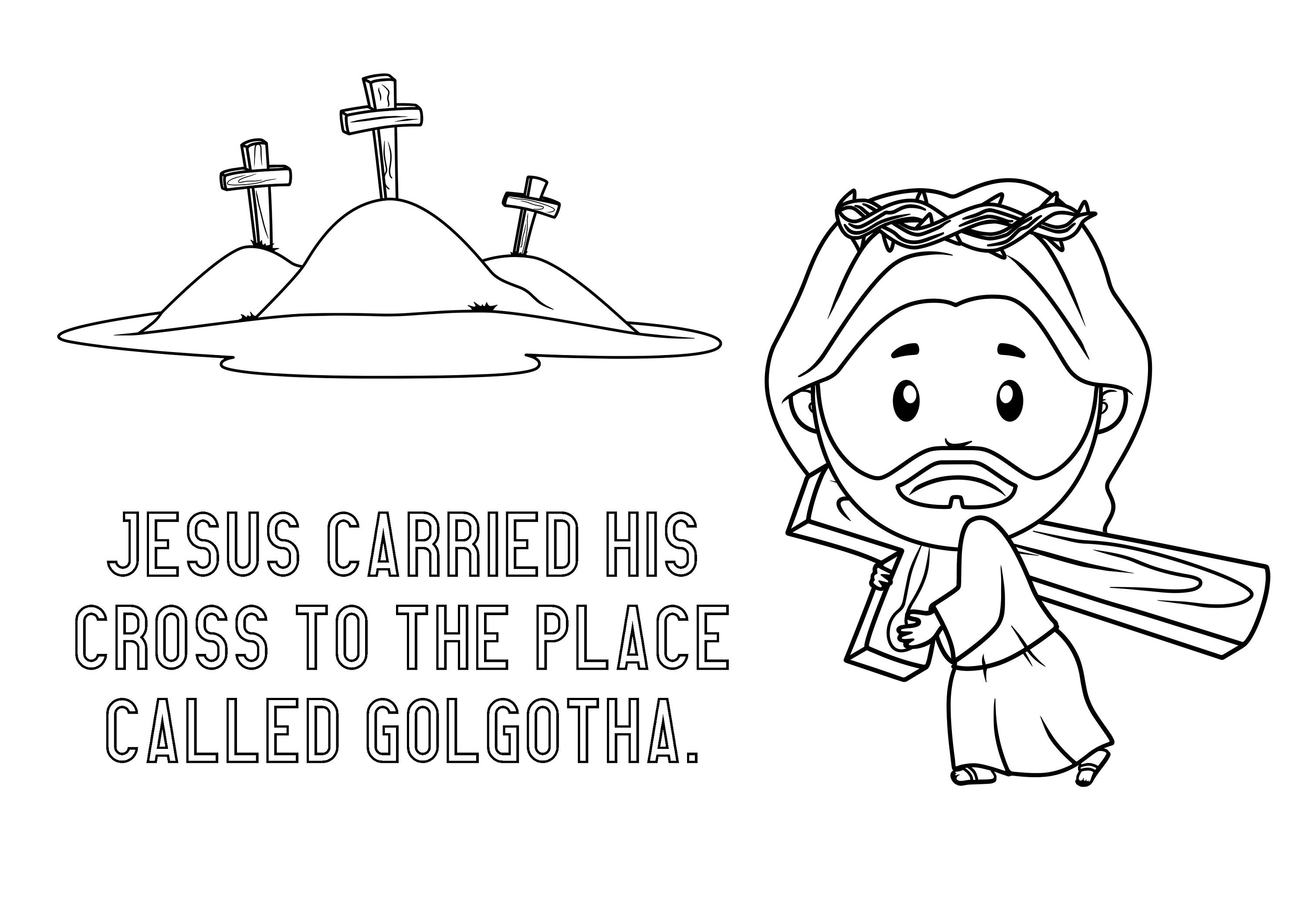 Printable Easter Colouring Pages I Bible Colouring Pages I Printable I ...