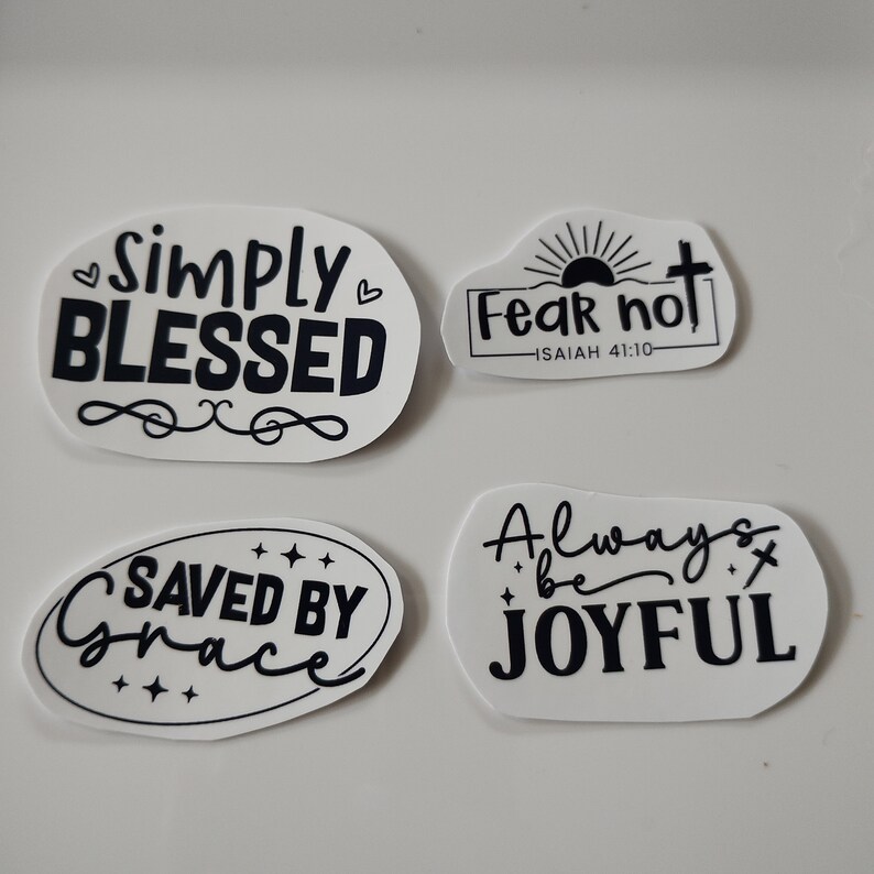 Bible Verse Sticker Pack 1 I 15 Stickers I Bible Stickers Christian ...