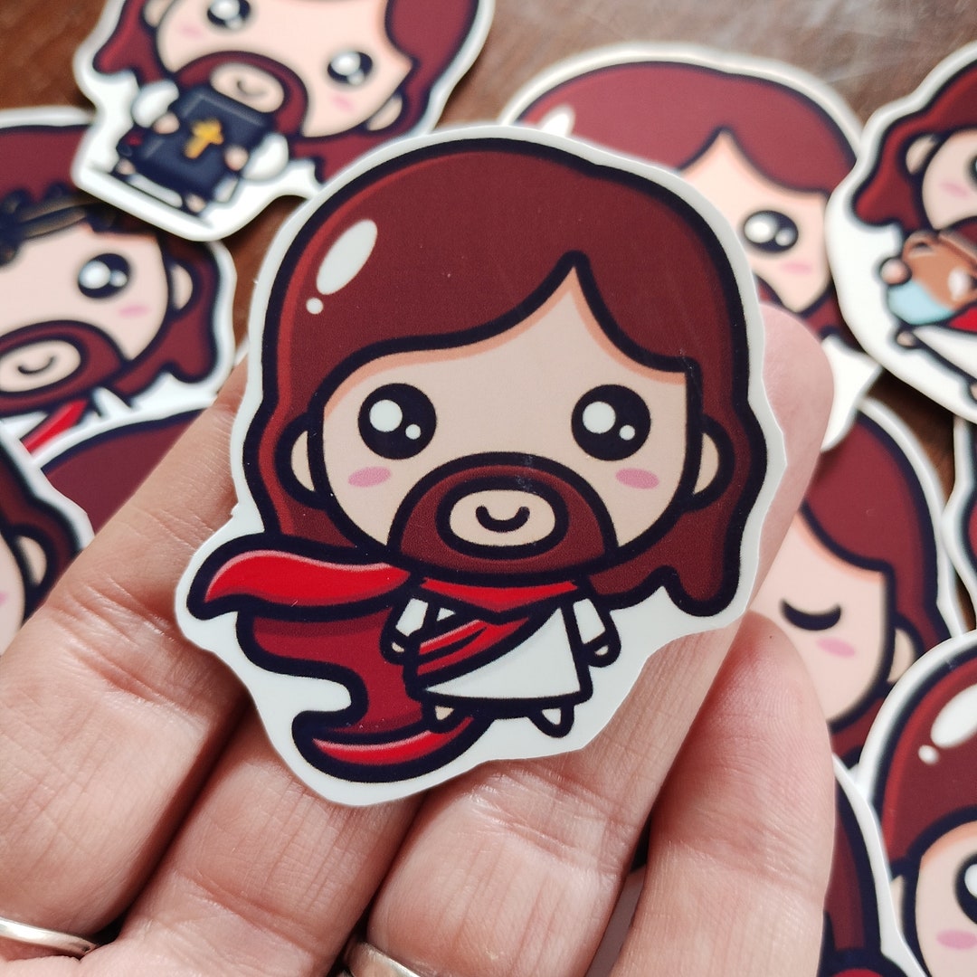 Cute Jesus Stickers Pack #2 I 15 Stickers I Bible Stickers Christian ...