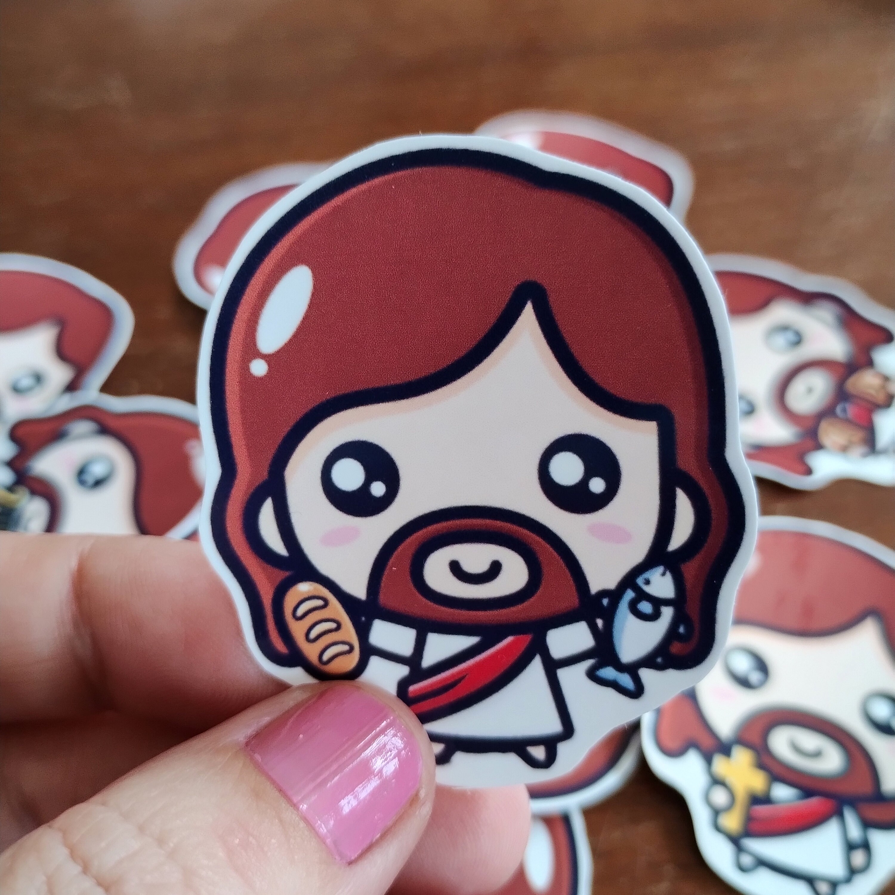 Cute Jesus Stickers Pack #1 I 15 Stickers I Bible Stickers Christian ...