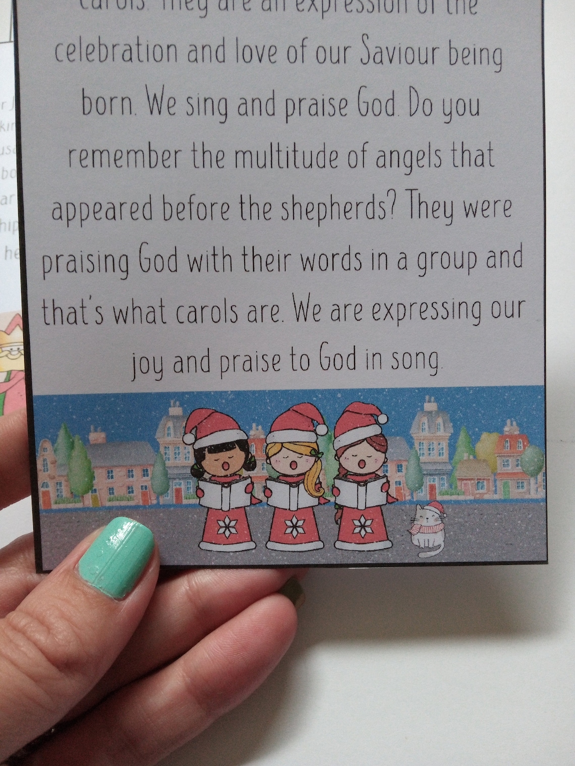 Advent Christmas Story Cards I Christian Christmas Story for - Etsy