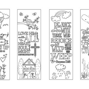 Colouring Bible Verse Bookmarks Printable I Romans I Scripture ...
