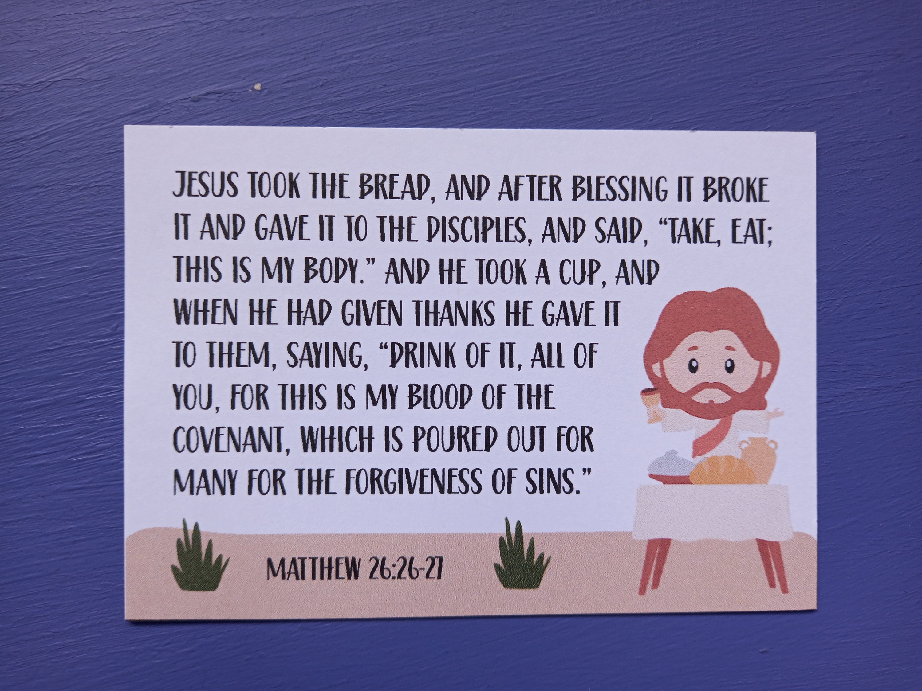 Easter Story Scripture Cards for Kids: Christian Bible Verses (digital ...