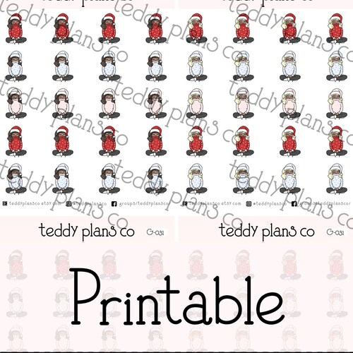 Happy Mail Girls Post Mail Post Office Planner Stickers | Etsy