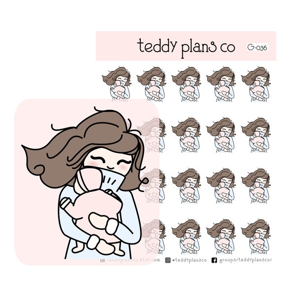 Mom and Baby Stickers Planner Stickers - Etsy