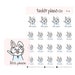 B*tch Please Bunny | Printable Planner Stickers (B-051) - Etsy