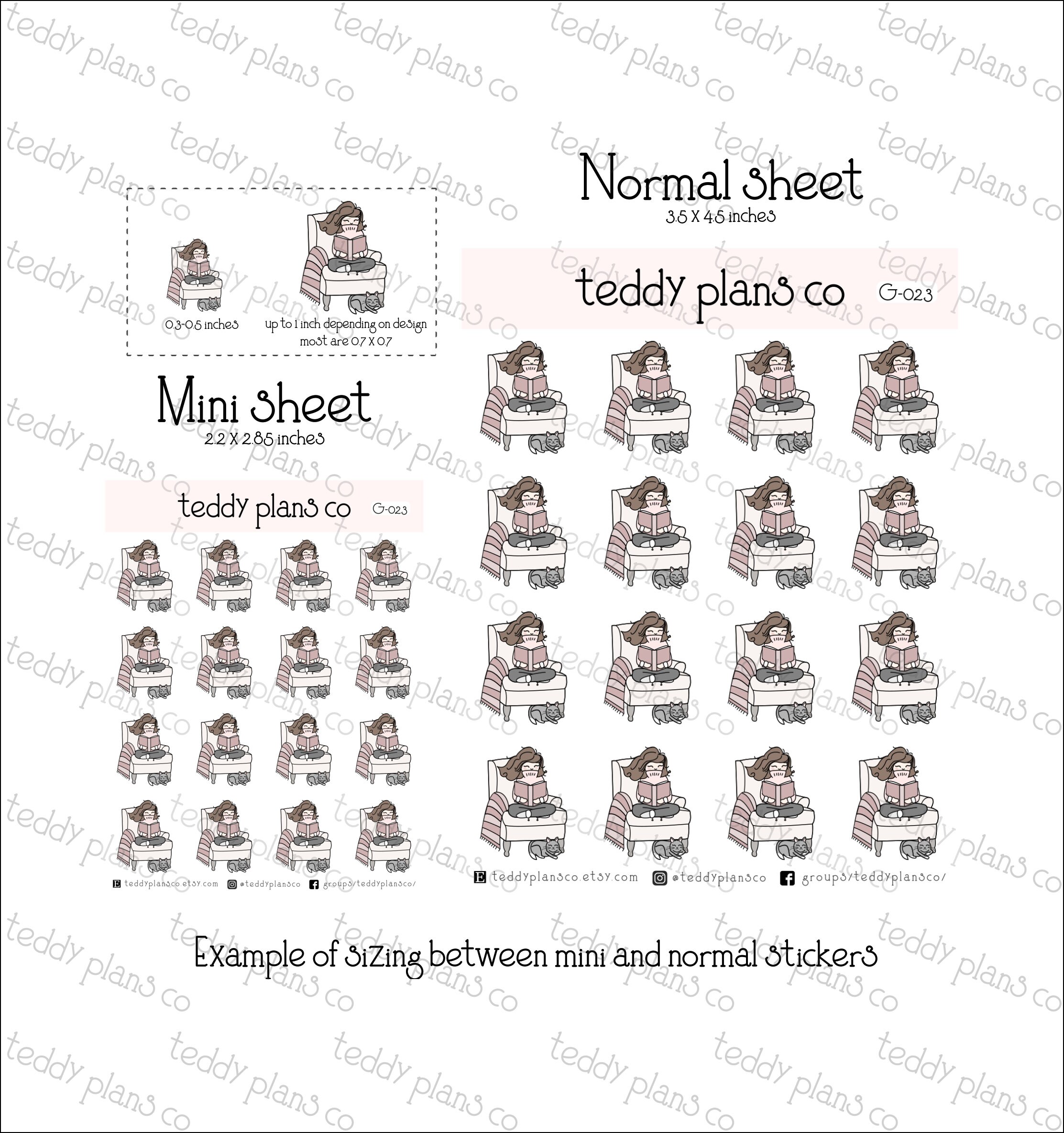 Happy Mail Girls Post Mail Post Office Planner Stickers | Etsy