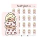 Hugging Pillow Girl Stickers | Planner Stickers - Etsy
