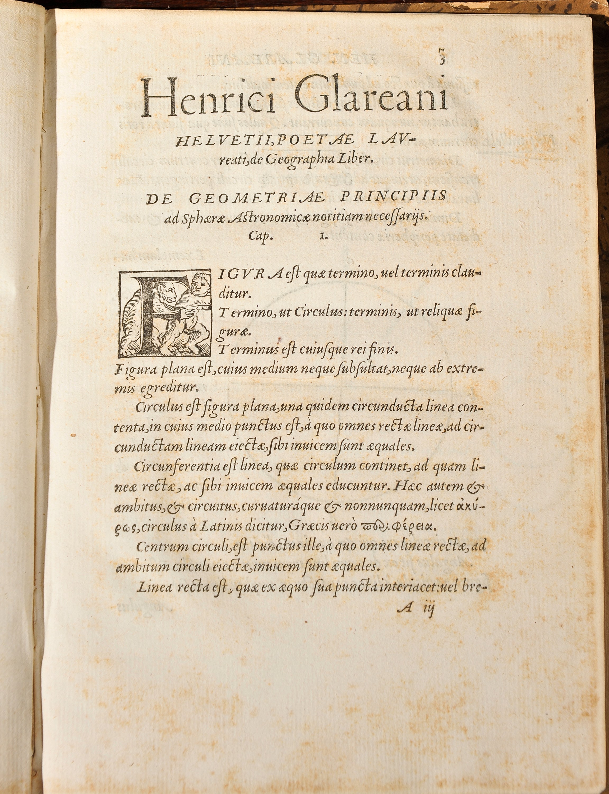 Glareanus "de Geographia Liber Unus", Very Rare Geographical Manual ...