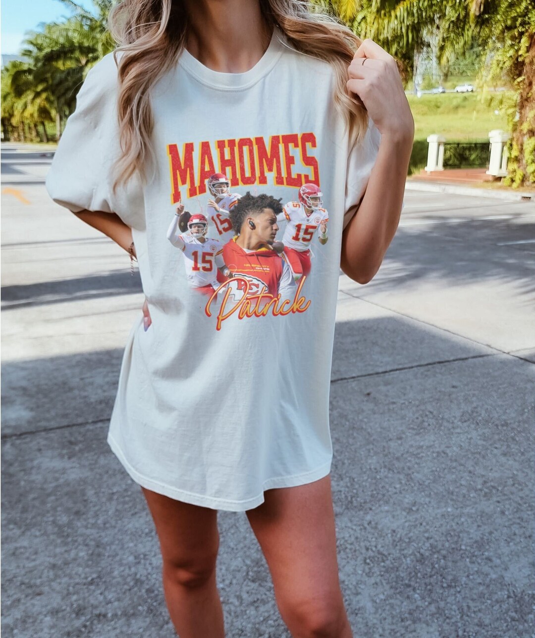Patrick Mahomes Vintage 90s Tshirt Kansas City Chiefs Patrick Mahomes ...