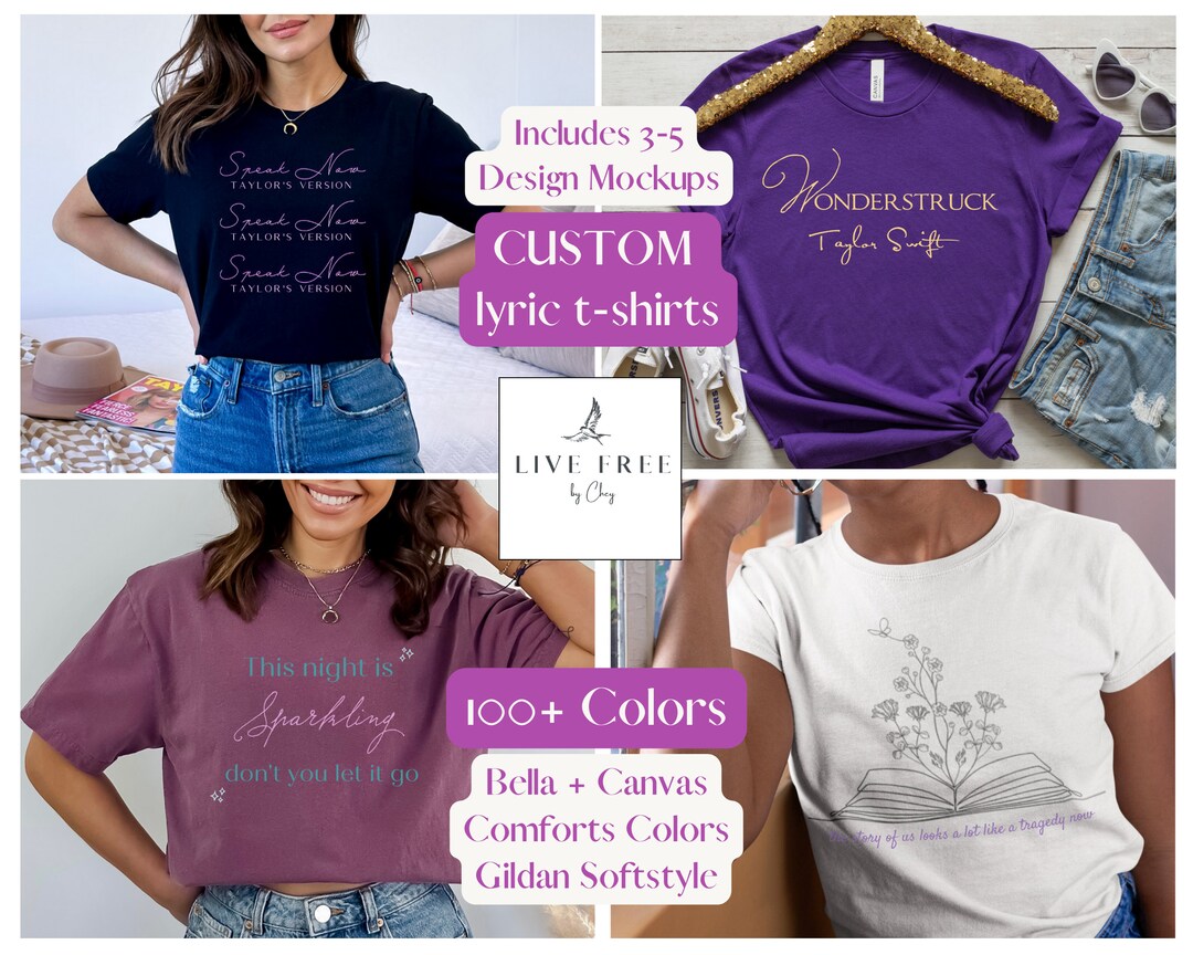 CUSTOM Speak Now Taylor's Version Lyric T-shirts Customized Taylor ...