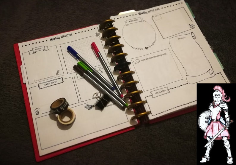 DIGITAL COPY Homeschool Battle Planner - - Etsy