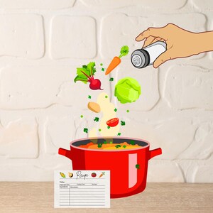 Recipe Cards, Farmers Market Recipe Cards, Printable Recipe Cards ...