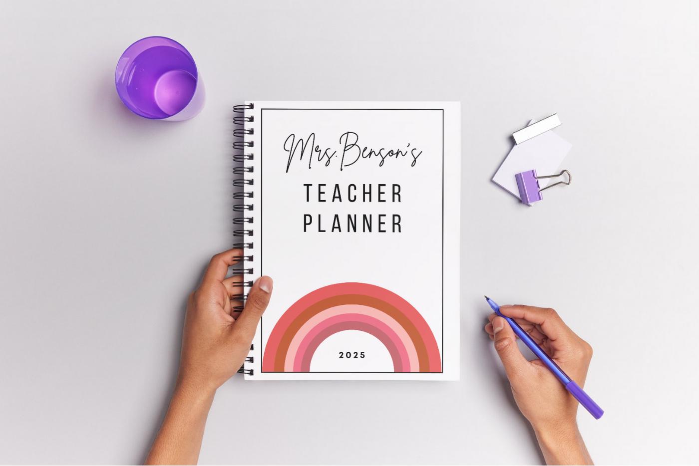 2025 Teacher Planner Binder Printables | Lesson Plan Templates, Teacher ...